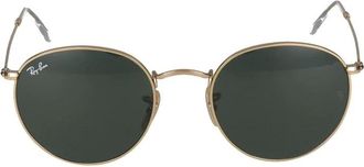 Ray-Ban Homme, Accessoires, Jaune, Taille: 53 MM Rb3447 Lunettes de soleil rondes en m&eacute;tal