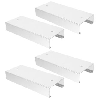 Cabilock 4st&uuml;cke Wandmontiertes Einmachglasregal f&uuml;r Aufbewahrung unter Schrank H&auml;ngeregal f&uuml;r Einmachgl&auml;ser Glashalter mit Vertikalem Design Organizer f&uuml;r Ein