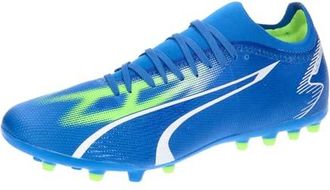 Puma Homme Ultra Match MG Chaussure de Football, Ultra Bleu Puma Blanc Pro Vert, 44.5 EU