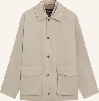 HUGO BOSS Casual Jacke L-Cabor-O Regular Fit gruen