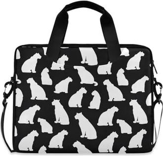 Alaza Sac pour ordinateur portable de 40,6 &agrave; 15,6 pouces, tour Eiffel en coeur de Paris, sac pour ordinateur portable pour femme, homme, &eacute;tudiant, travail, 