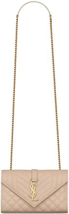 Saint Laurent Crossbody Bags - Saint Laurent Envelope Small Bag - Gr. unisize - in Beige - f&uuml;r Damen