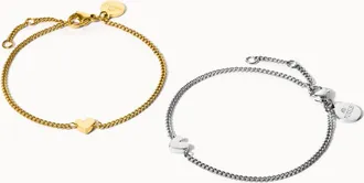 Purelei Tiny Heart Armband Set