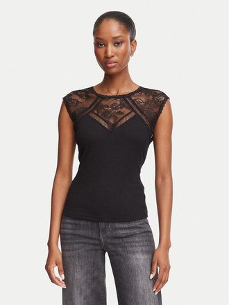 Morgan Bluse 262-DIAMO Schwarz Slim Fit