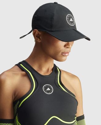 Stella McCartney Logo Baseball Cap, Woman, Black