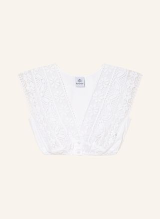Hammerschmid Hammerschmid Dirndlbluse Britte Mit Spitze weiss