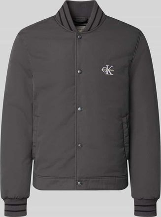 Calvin Klein Jeans Relaxed Fit Bomberjacke aus reiner Baumwolle