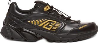 Balmain Cosmic Dust Leather Sneakers