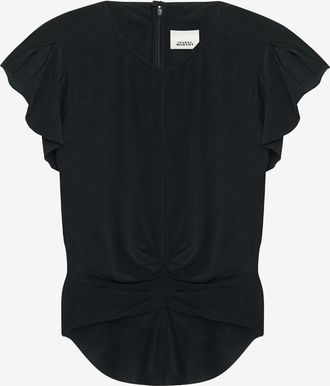 Isabel Marant Top Tullya - Femme - Noir - Taille 34 - Isabel Marant