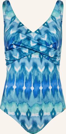 Charmline Charmline Shape-Badeanzug Ikat Energy blau
