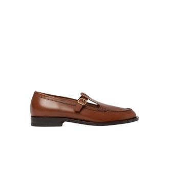 Scarosso T-Bar Edna Loafers - - Shoes - Damen - Braun - 39 1/2 EU