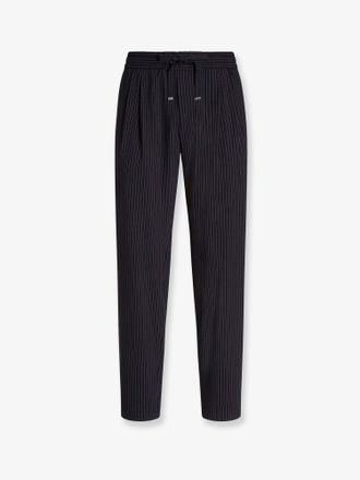 Dolce & Gabbana Pinstriped wool jogging trousers - DOLCE & GABBANA - gender_Man