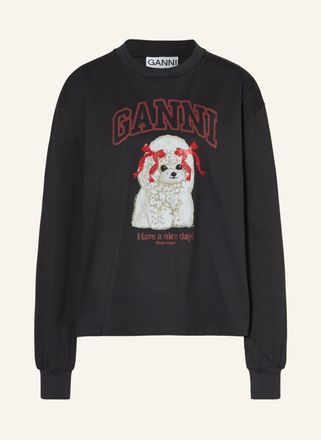 Ganni Sweatshirt schwarz