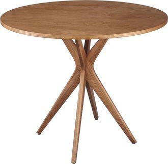 RAGABA JUBI Runder Esstisch aus Holz 90 cm Eiche