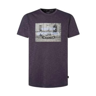Pepe Jeans London T-Shirt mit Rundhalsausschnitt - - Tops - Herren - Grau - M