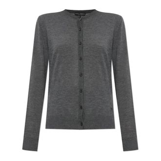 Dolce & Gabbana Kaschmir-Strickjacke - - Knitwear - Damen - Grau - S