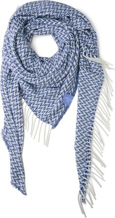 Street One Gemustertes Dreieckstuch frosted blue A