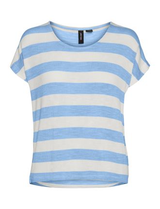 Vero Moda Vmwide Stripe Sl Top Ga JRS Noos
