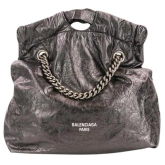 Balenciaga Sac bandouli&egrave;re vintage Pre-owned - Femme - Pre-owned - Gris - Taille: ONE Size