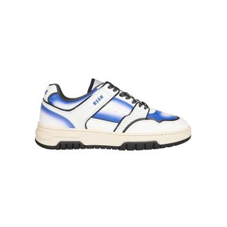 Msgm Niedrige Ledersneakers- runde Zehenkappe - - Shoes - Herren - Mehrfarbig - 42 EU