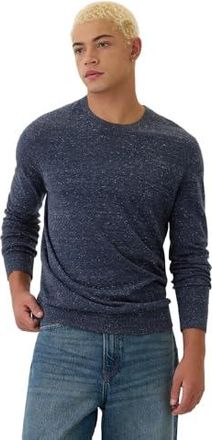 GAP Pull à col rond pour homme, Bleu marine V1, Taille L