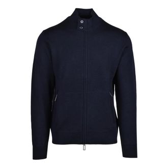 Paolo Pecora Strickjacke mit Rei&szlig;verschluss - - Knitwear - Herren - Blau - M