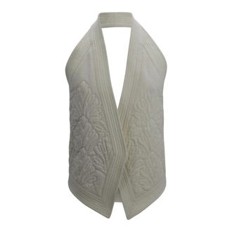 Alberta Ferretti Damen, Jacken, Wei&szlig;, MGr&ouml;&szlig;e