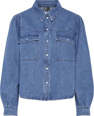 Pieces PCPAULA LS Short Shirt