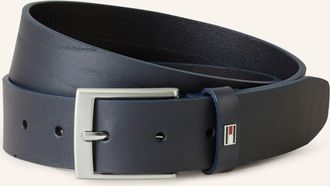 Tommy Hilfiger Ledergürtel Adan blau