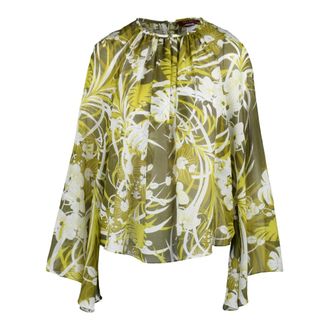 Max Mara Blouse Caprara - Femme - Blouses et Chemises - Vert - Taille: 38 FR