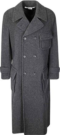 Comme Des Garçons Knielanger Mantel - Schwarz