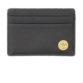 Versace Homme, Accessoires, Noir, Taille: ONE Size Porte-cartes Calf