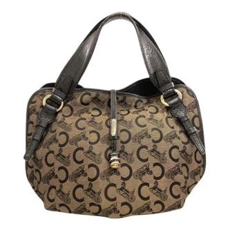 Celine Sac &agrave; main vintage doccasion - Femme - Pre-owned - Brun - Taille: ONE Size