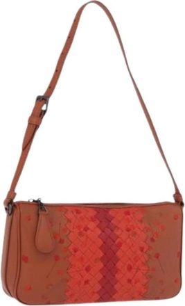 Bottega Veneta Sac bandouli&egrave;re vintage Pre-owned - Femme - Pre-owned - Brun - Taille: ONE Size