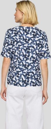 Rabe Rundhalsshirt mit Allover-Muster