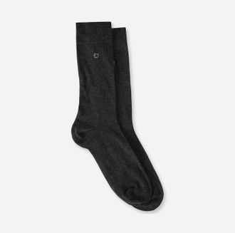 Olymp Businesssocken OLYMP Doppelpack OLYMP Comfort Sock, Herren, Gr. 41-42, grau (anthrazit), Baumwollmischung, Socken, Baumwollmischung, Basic