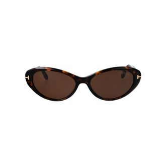 Tom Ford Lunettes de soleil Celina-02 - Femme - Accessoires - Brun - Taille: 55 MM