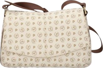 Pollini Femme, Sacs, Beige, Taille: ONE Size Sac bandouli&egrave;re Heritage Logo