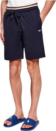 HUGO BOSS Homme, Shorts, Bleu, Taille: XL Bermuda en jersey de coton