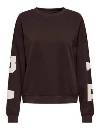 Only Onlsweat L/S Back/Sleeve Print SWT Noos