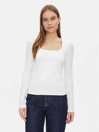 GAP Bluse 637795-02 Wei&szlig; Regular Fit