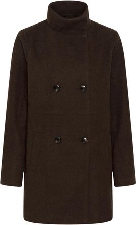 Kaffe KAanne Mantel - - Coats - Damen - Braun - XL