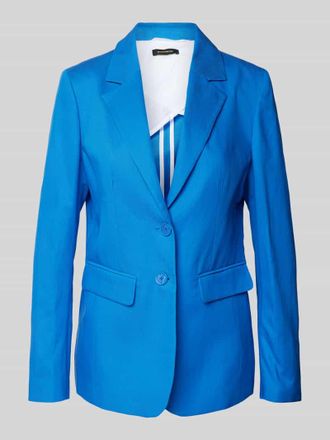 More & More Slim Fit Blazer aus Lyocell-Leinen-Mix