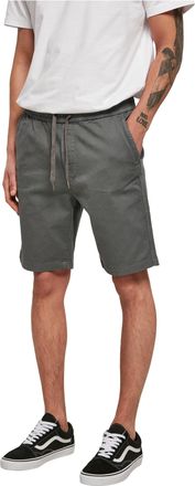 Urban Classics Herren Stretch Twill Joggshorts Klassische Shorts, lightasphalt, L