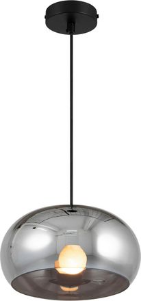 Novel Hängeleuchte, Schwarz, Metall, Glas, Maske,Maske, rund,rund, 120 cm, RoHS, ISO 9001, Bsci, CE, höhenverstellbar, Lampen & Leuchten