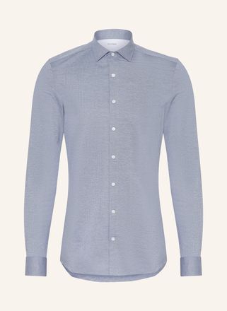 Olymp Jerseyhemd No. Six Super Slim Fit blau