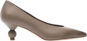 Max Mara Renza Pump - Femme - Chaussures - Brun - Taille: 38 EU
