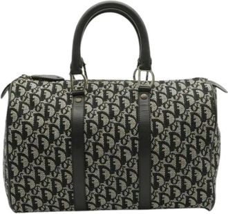 Dior Sac &agrave; main vintage en toile Pre-owned - Femme - Pre-owned - Noir - Taille: ONE Size