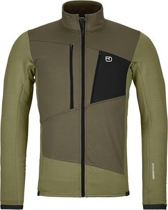 Ortovox FLEECE GRID JACKET M C: Wild Herbs S: XL
