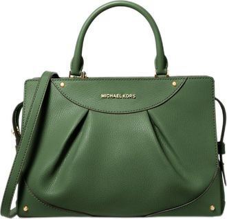 Michael Kors Women MD SATCHEL Bag, AMAZON GREEN